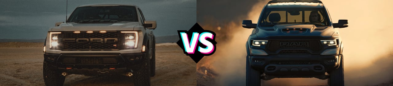 2023 Ford F-150 Raptor R vs. Ram 1500 TRX | Zender Ford