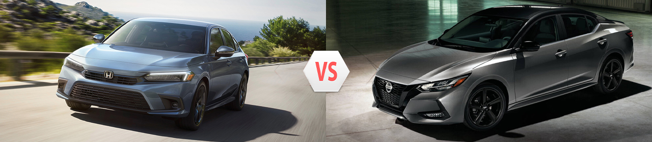 Nissan sentra vs honda civic 2022 | Myers Ottawa Nissan