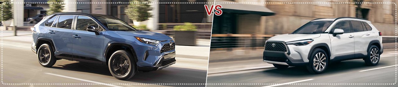 2022 Toyota Corolla Cross vs Rav4 | Which One is Right for You? | Myers ...